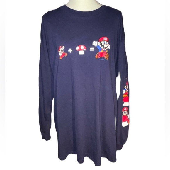 Delta | Shirts | Vintage Super Mario Tshirt Vintage Mushroom T Nintendo ...